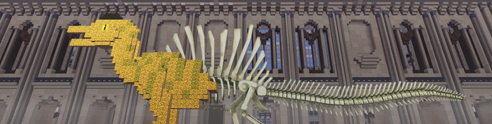 Building with Dinosaurs | Minecraft Education